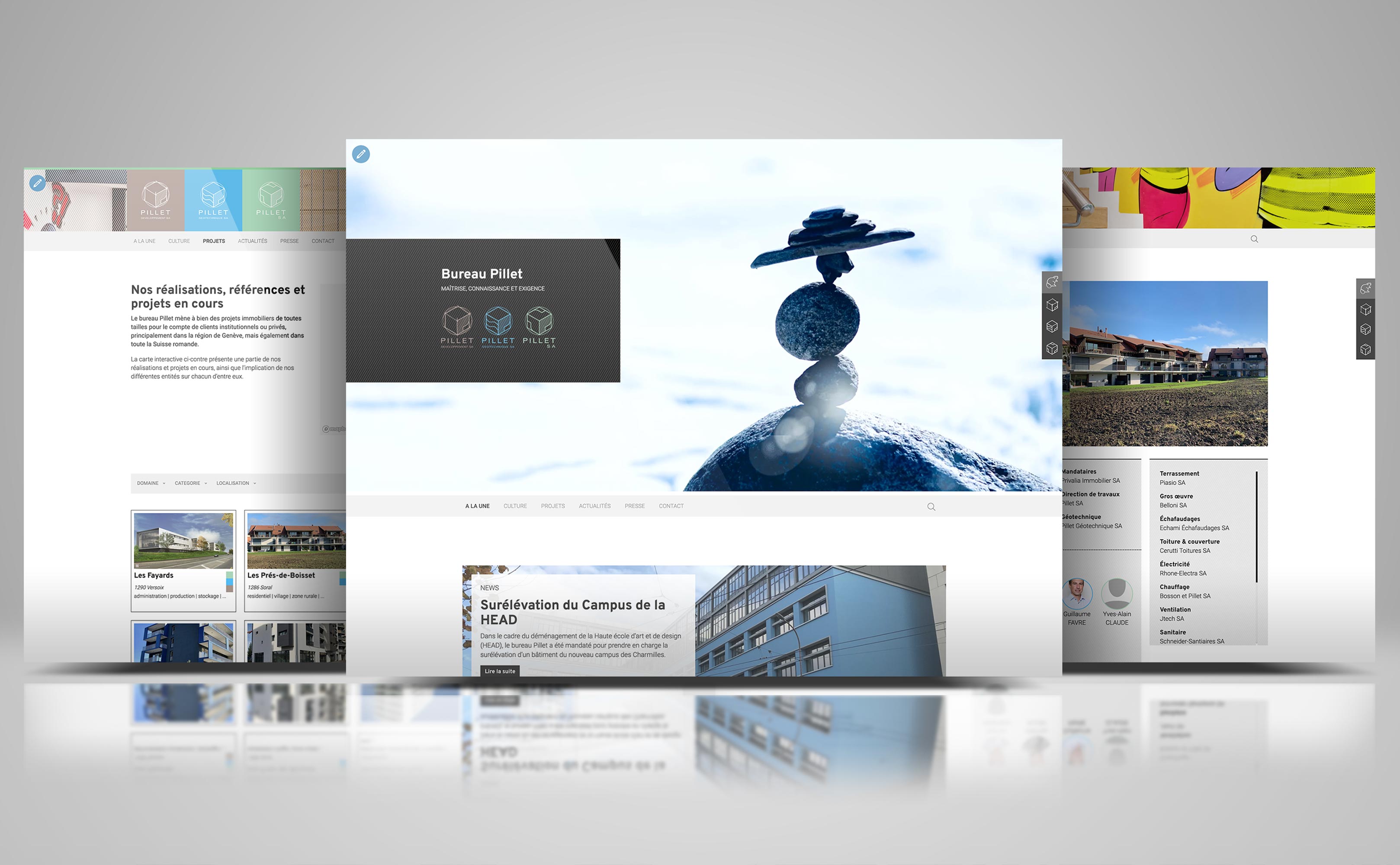 Le site web du bureau Pillet fait peau neuve ! - Pillet
